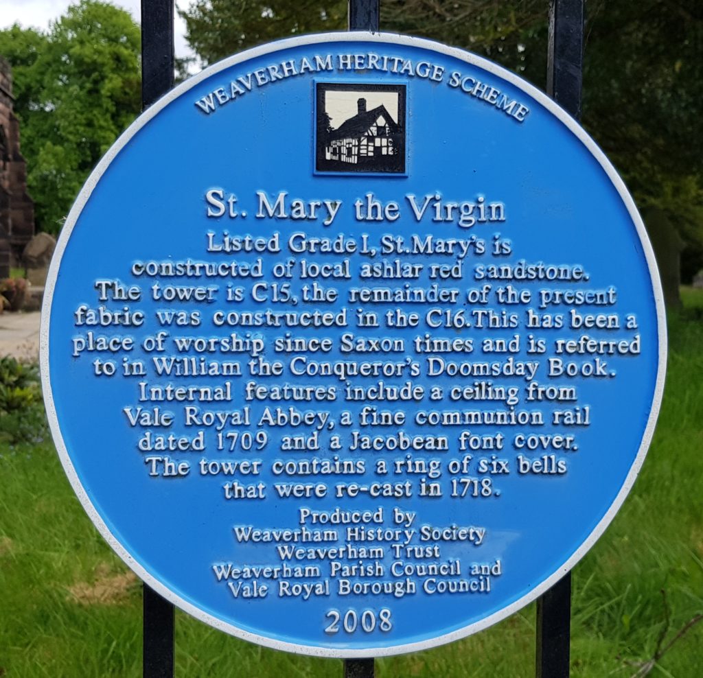 History - St Marys Weaverham